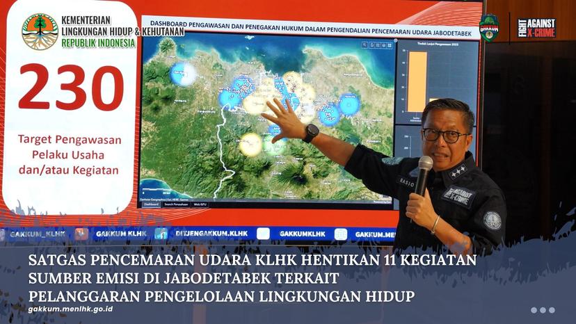 Satgas Pencemaran Udara KLHK Hentikan 11 Kegiatan Sumber Emisi Di Jabodetabek Terkait ...