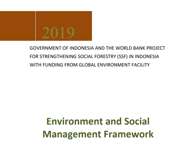 Environmental and Social Management Framework (ESMF) English Version